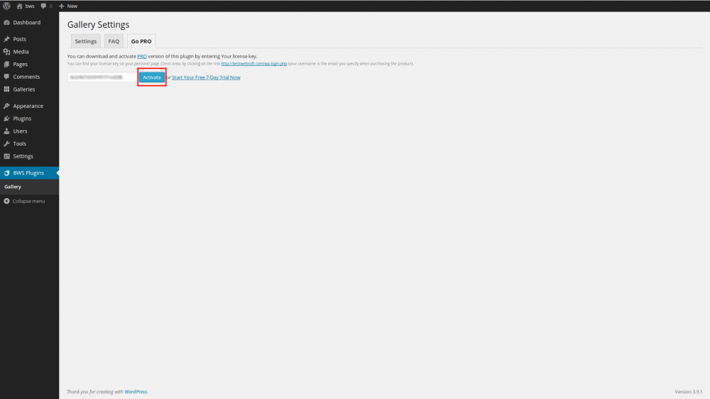 Get Trial License for WordPress PRO Plugins — BestWebSoft
