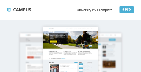 Campus – University PSD Template | BestWebSoft