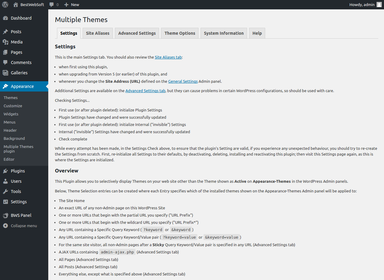 How to Use Multiple Themes for Pages in WP — BestWebSoft