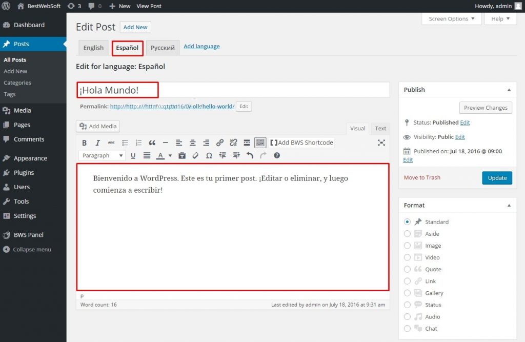 How to Create a Multilingual WordPress Website — BestWebSoft