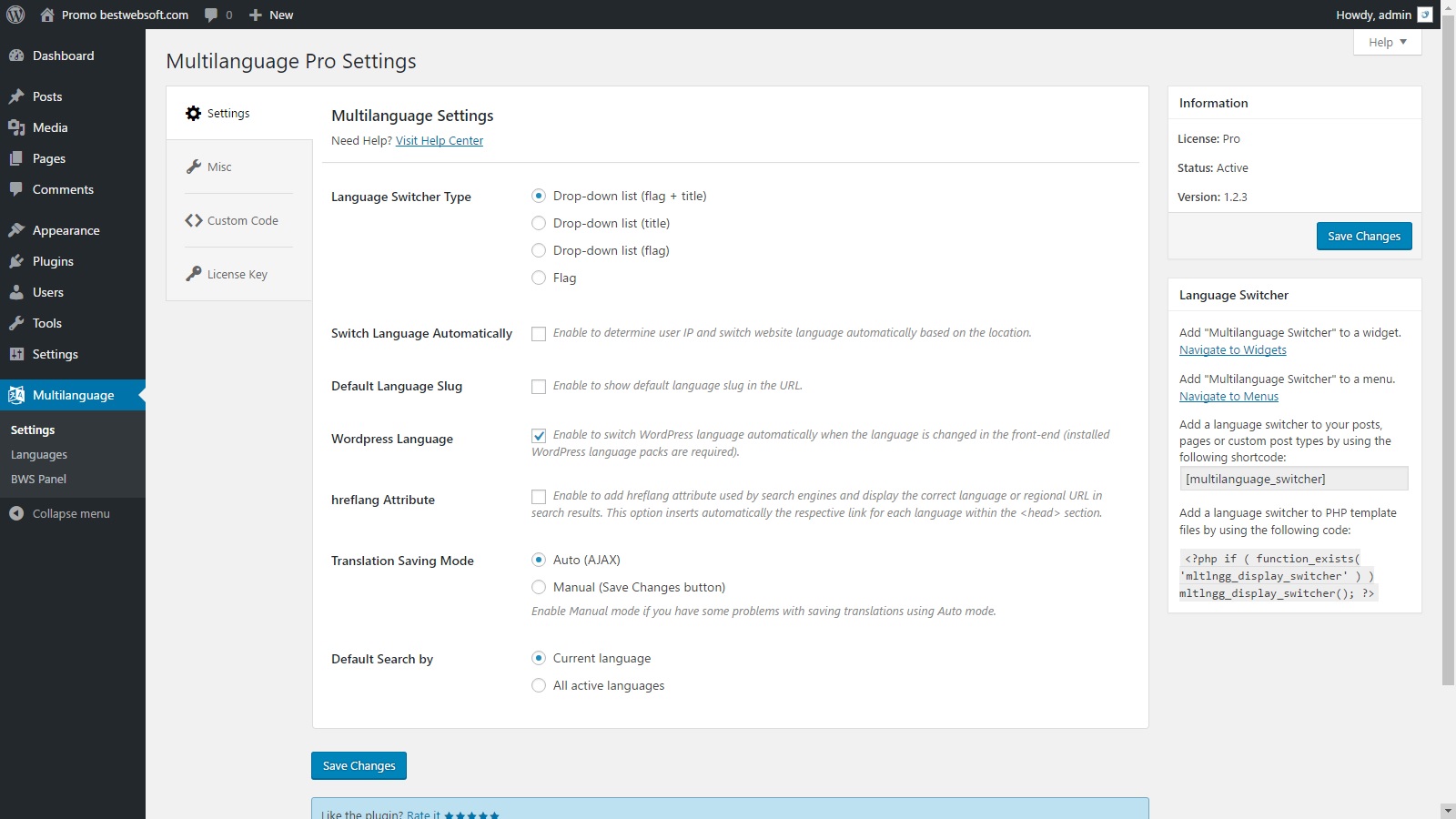 Check New Multilanguage Features & Updates! — BestWebSoft