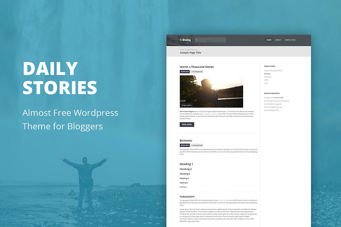 Daily Stories – WordPress Theme | BestWebSoft